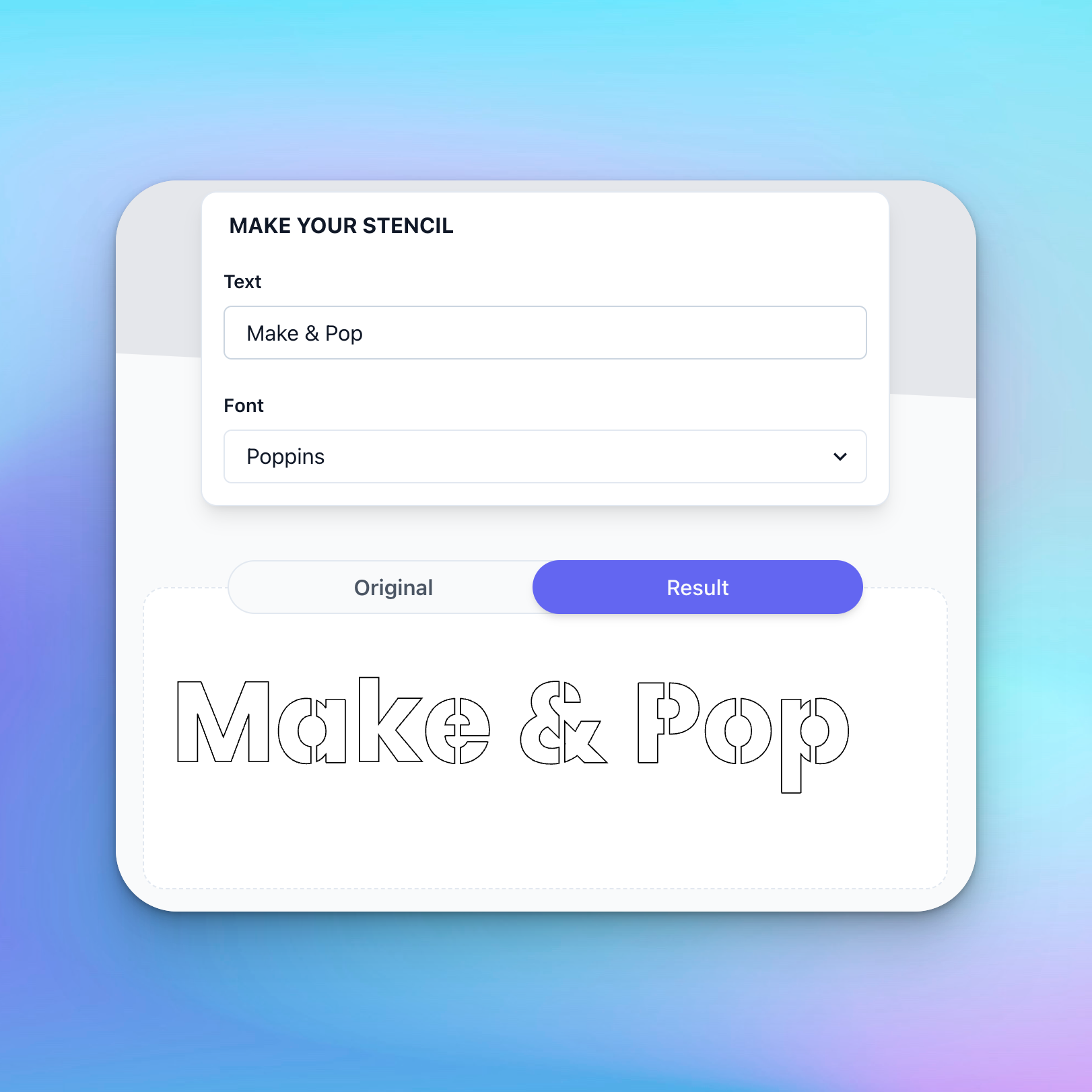 How to Turn Any Text Into Stencil • Automatically
